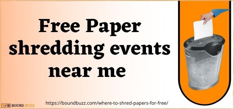 Where To Shred Paper For Free In 2023 Paper Shredding Near Me